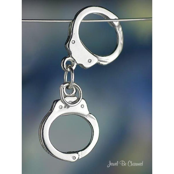 Silver Handcuffs - Etsy