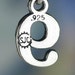 Sterling Silver Number 9 Charm Nine Numeral Digit Age Date Solid .925 ...