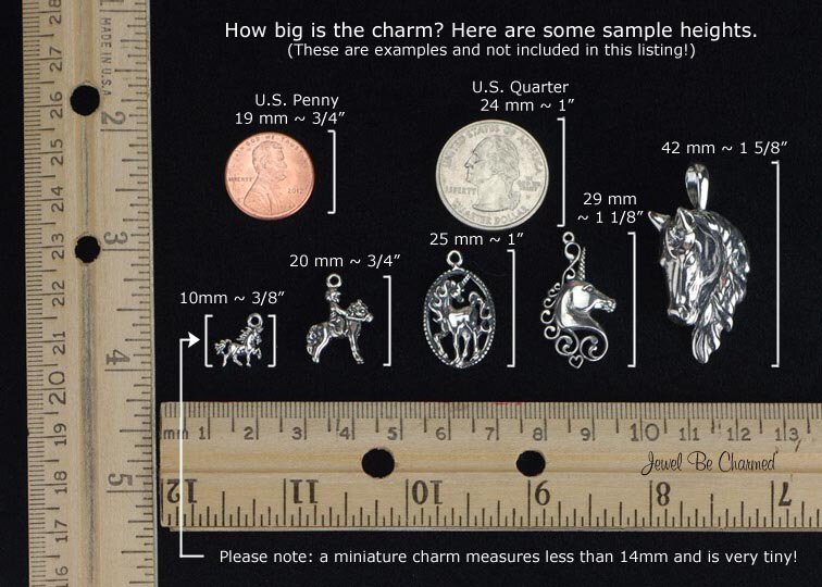 Sterling Silver Pretty Flower Hummingbird Pendant Garden Solid | Etsy