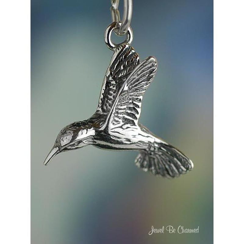 Hummingbird Charm - Etsy