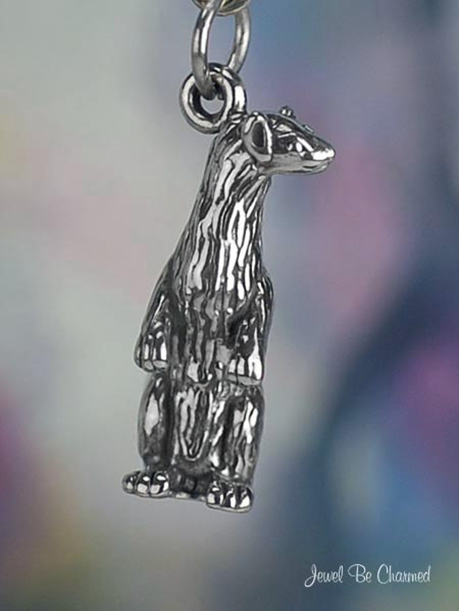 Sterling Silver Ferret Charm Ferrets Animal Pet 3D Solid .925 - Etsy