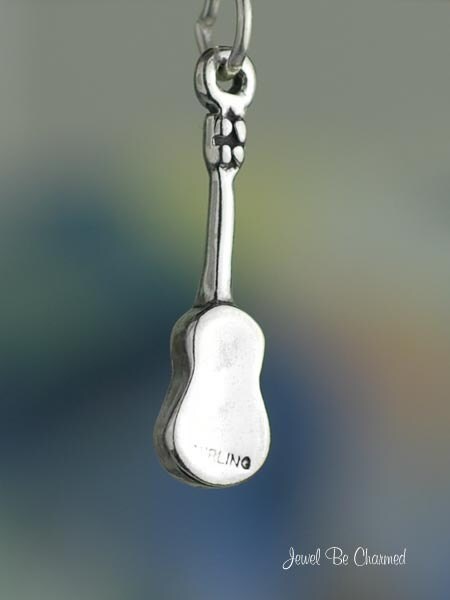 Sterling Silver Ukulele Charm Uke Hawaii Instrument Music 3D - Etsy