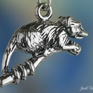 Sterling Silver Possum Charm Opossum Wild Animal Possums 3D Solid .925 ...