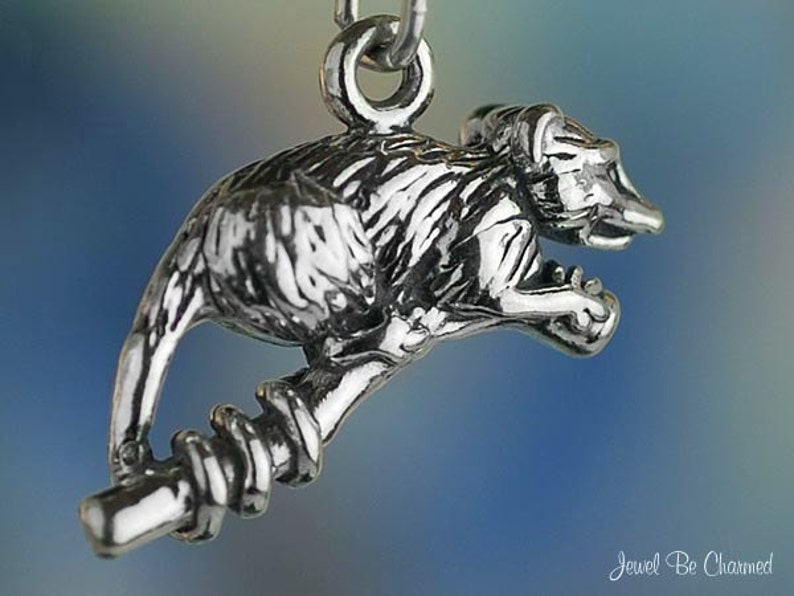 Sterling Silver Possum Charm Opossum Wild Animal Possums 3D - Etsy