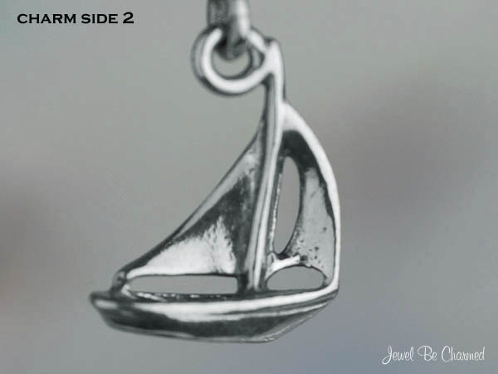 Small Sterling Silver Sailboat Charm Boat Sailing Nautical - Etsy