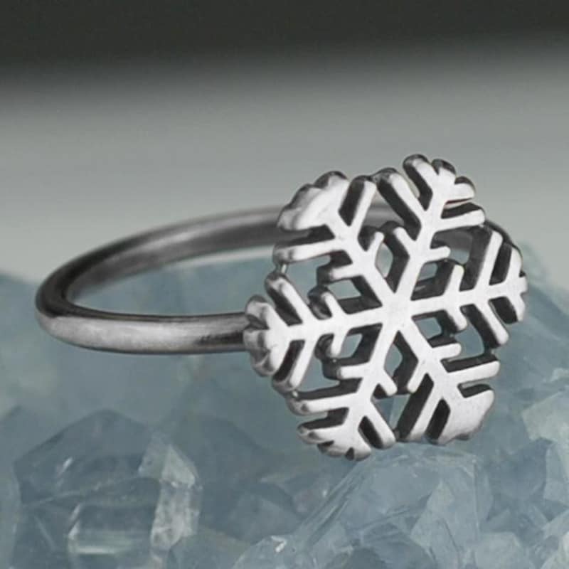 Snowflake Ring - Etsy