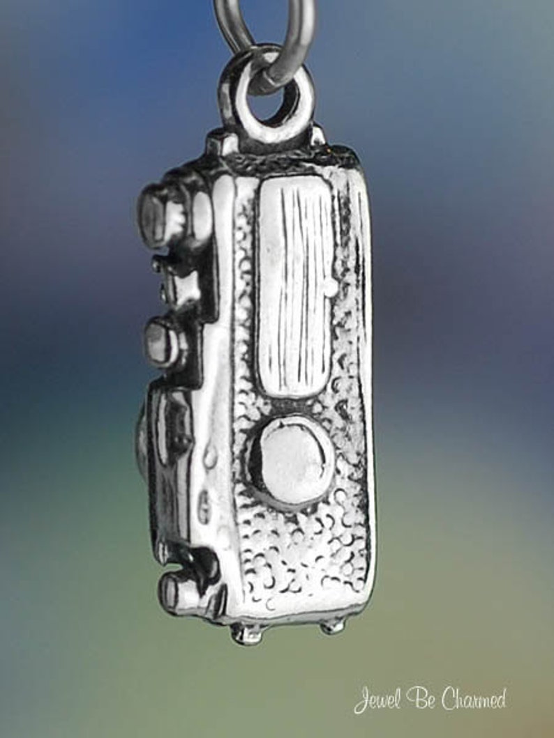 Sterling Silver Camera Charm Cameras for Photographer 3D Solid .925 - Etsy