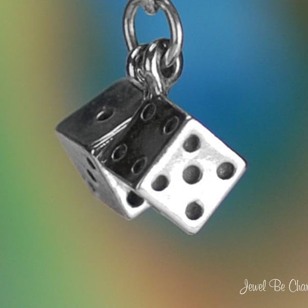Solid Silver Dice - Etsy
