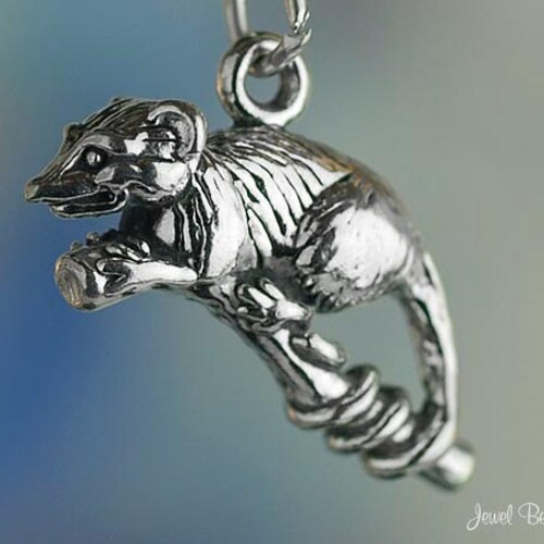 Sterling Silver Possum Charm Opossum Wild Animal Possums 3D - Etsy