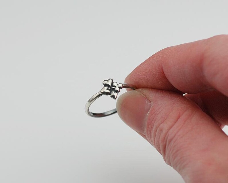 Sterling Silver Playing Card Suits Ring Solid .925 Card Game | Etsy