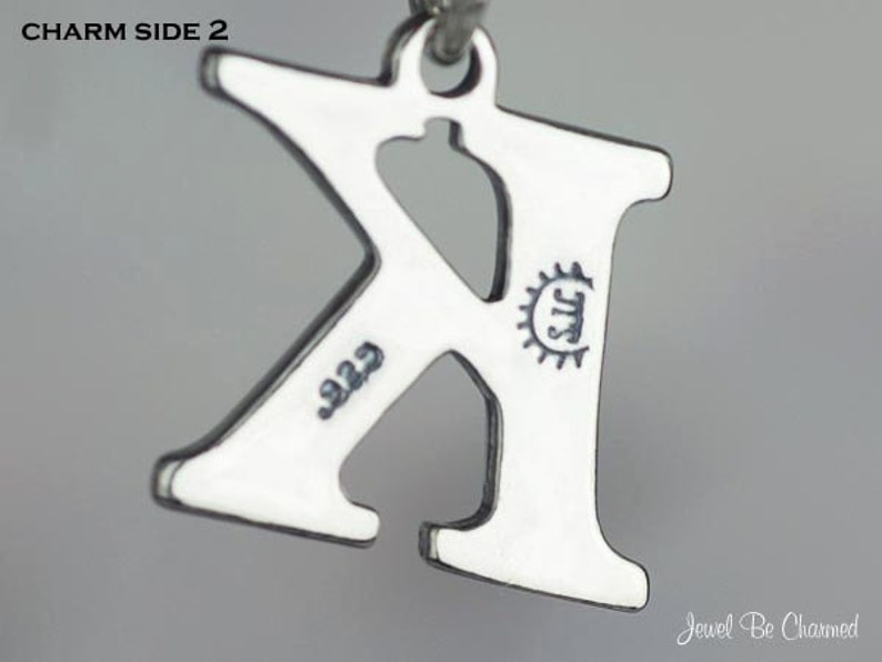 Sterling Silver Letter K Charm Initial or for Hand Stamping | Etsy