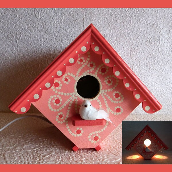 Birdhouse Nightlight - Etsy