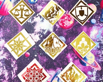 Fate Grand Order Class Vinyl Stickers | Etsy