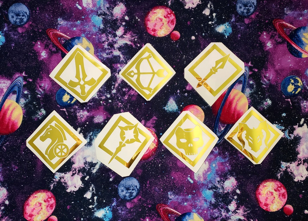 Fate Grand Order Class Vinyl Stickers - Etsy