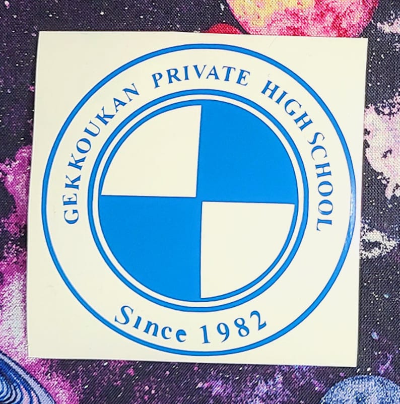 Persona 1, 2, 3, 4 & 5 School Emblems Vinyl Decal Stickers - Etsy