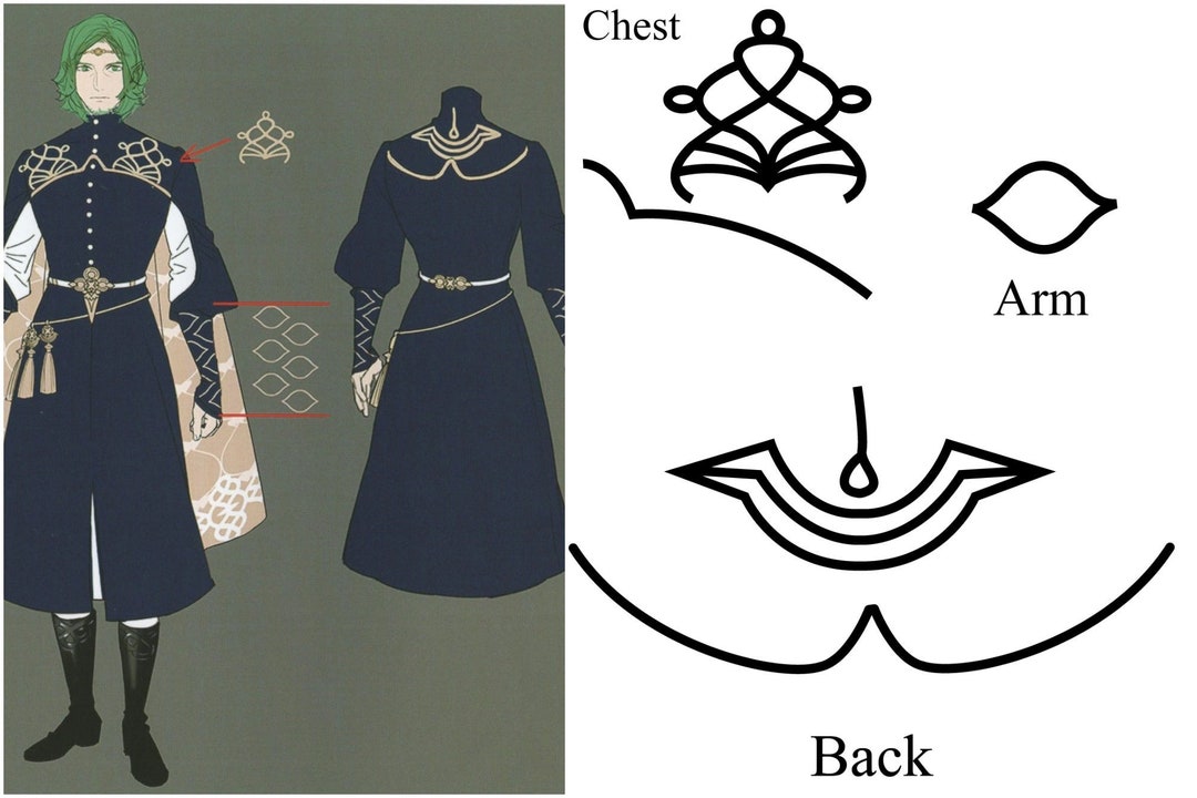 Seteth (fire Emblem 3 Houses) Iron on Cosplay Decal - Etsy