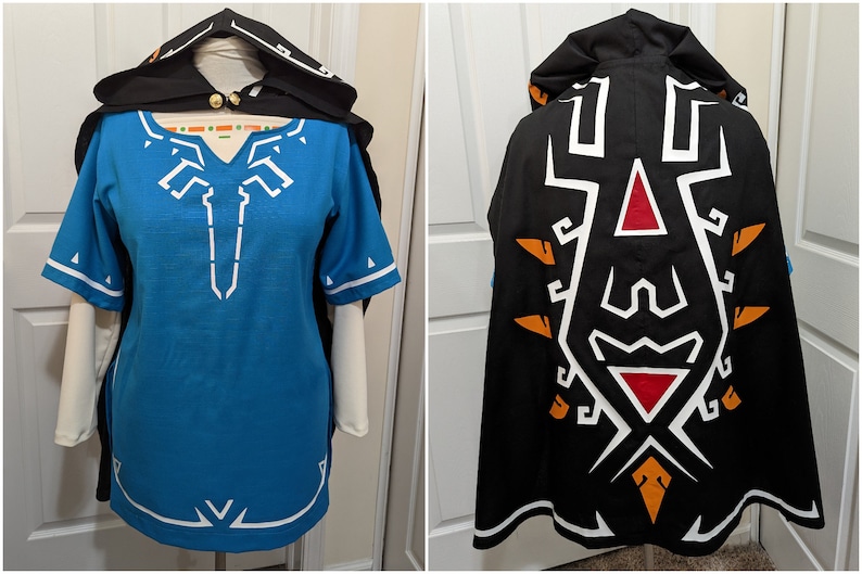 Link Tunic & Cloak legend of Zelda Breath of the Wild SVG - Etsy