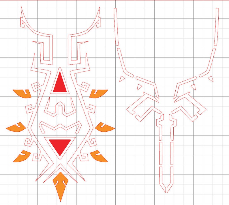 Link Tunic & Cloak legend of Zelda Breath of the Wild SVG - Etsy