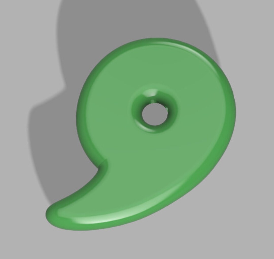 Magatama 3D STL File - Etsy