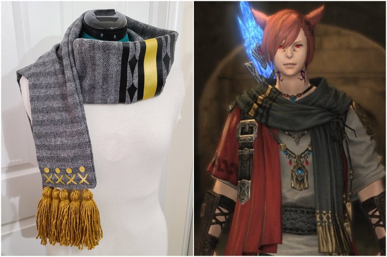 G'raha Tia final Fantasy 14 Cosplay Scarf - Etsy