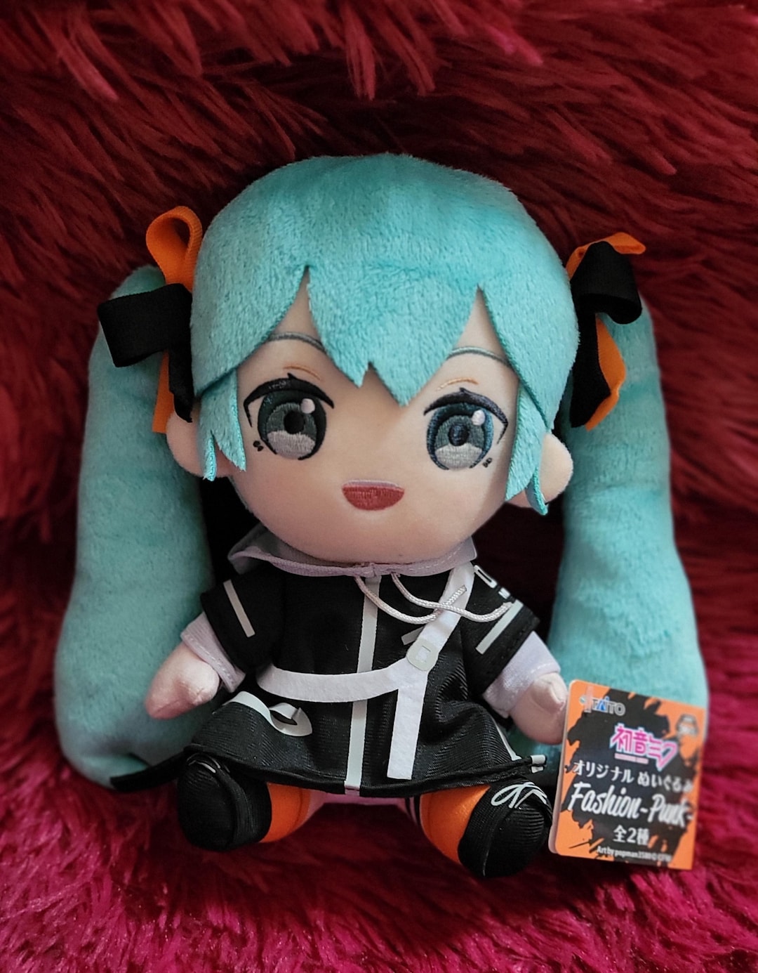 Hatsune Miku Fashion Punk 8" Plush Doll TAITO Japan New W/ Tag - Etsy