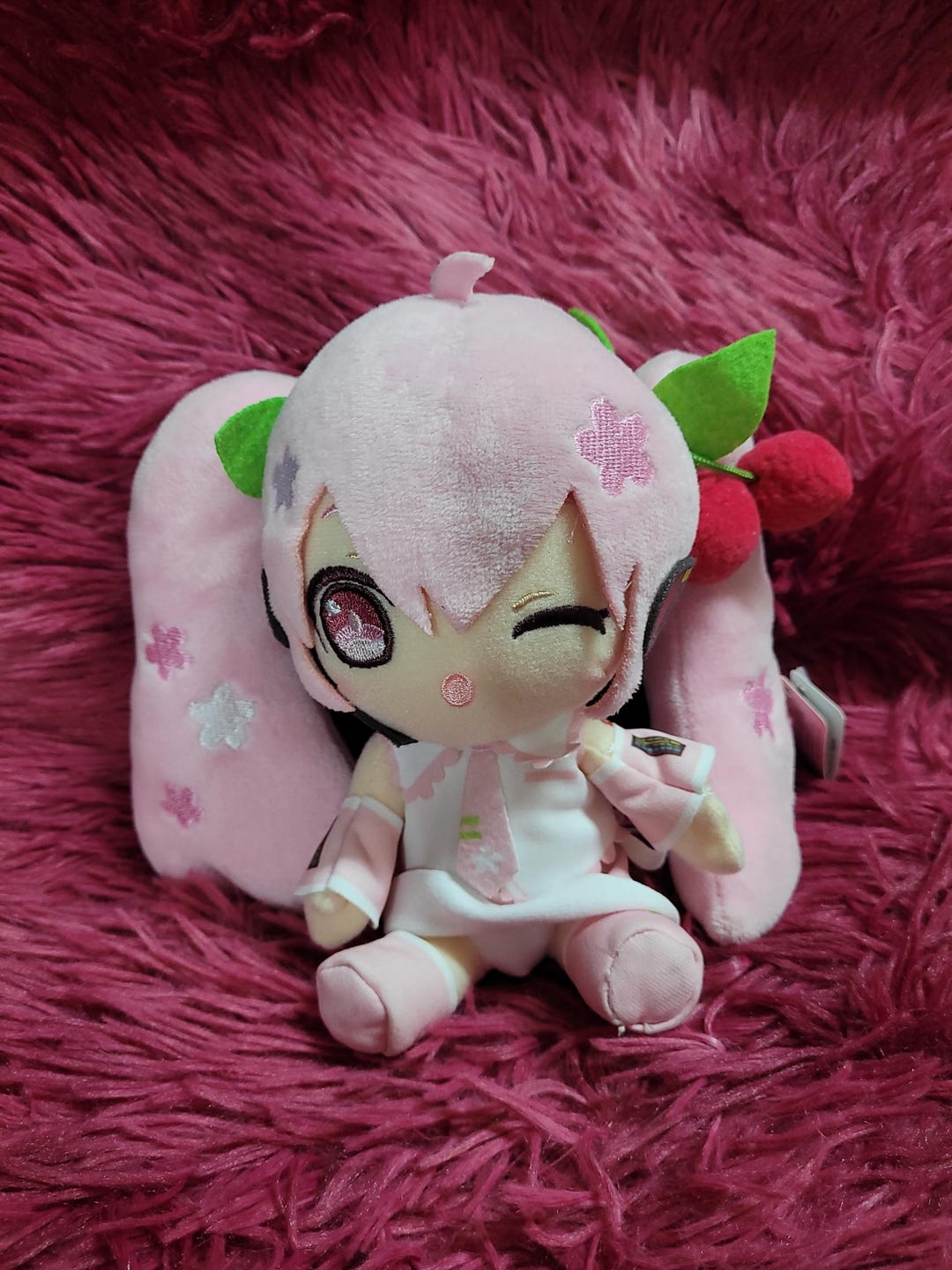 Hatsune Miku Pink Sakura 7" Plush Doll TAITO Japan New W/ Tag - Etsy
