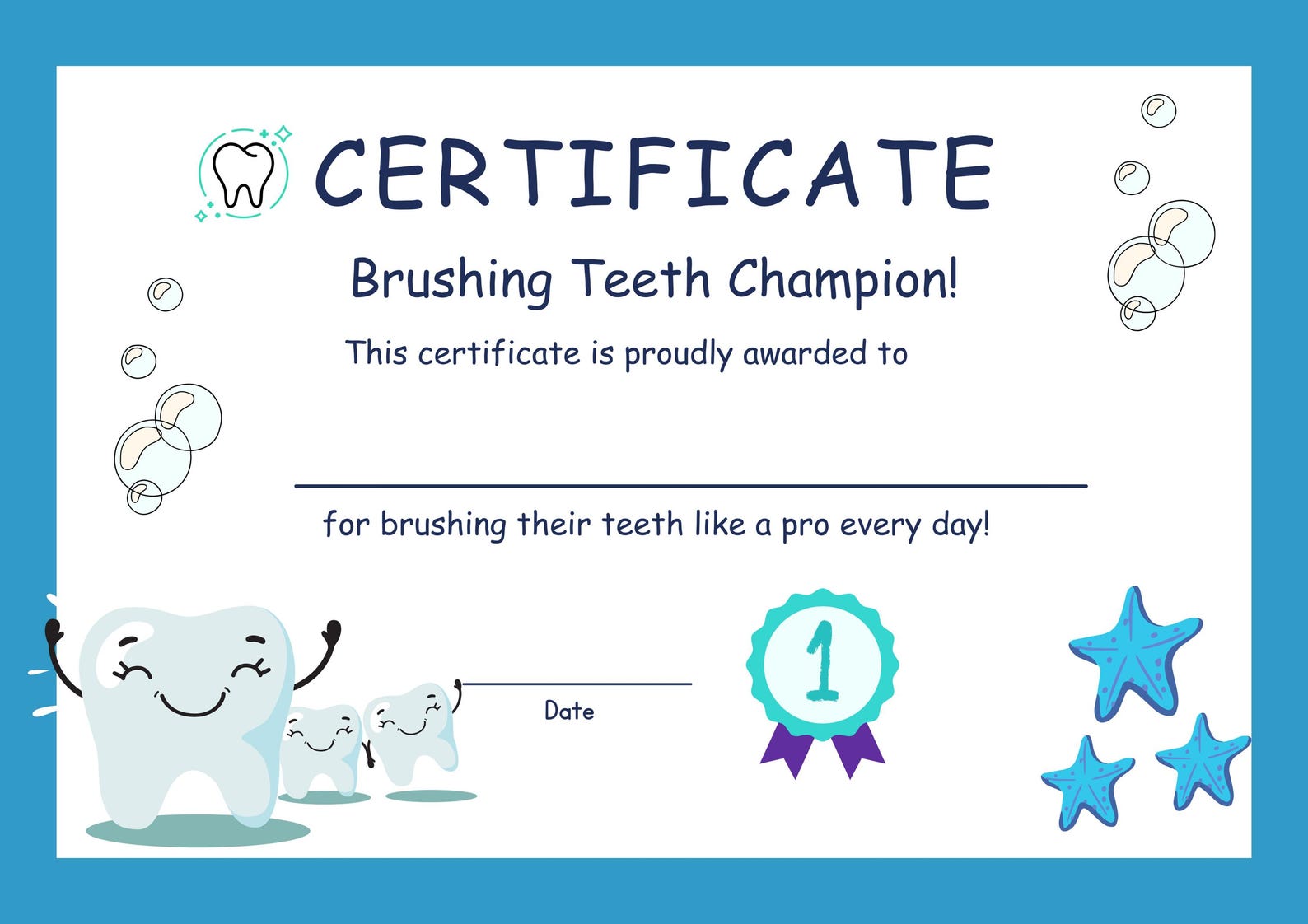 Printable Kids Reward Certificates Bundle | 6 Certificates + BONUS ...