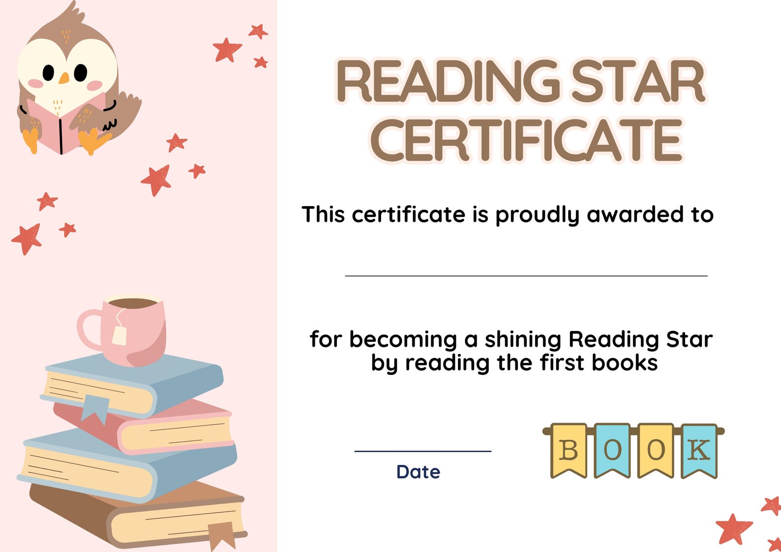 Printable Kids Reward Certificates Bundle | 6 Certificates + BONUS ...