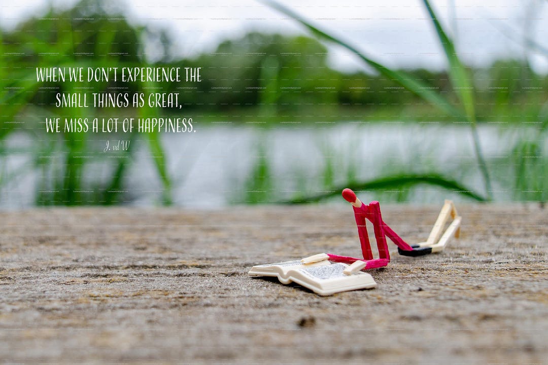 Printable Matchstick Art – Mindfulness Quote Wall Decor, Reading Figure ...