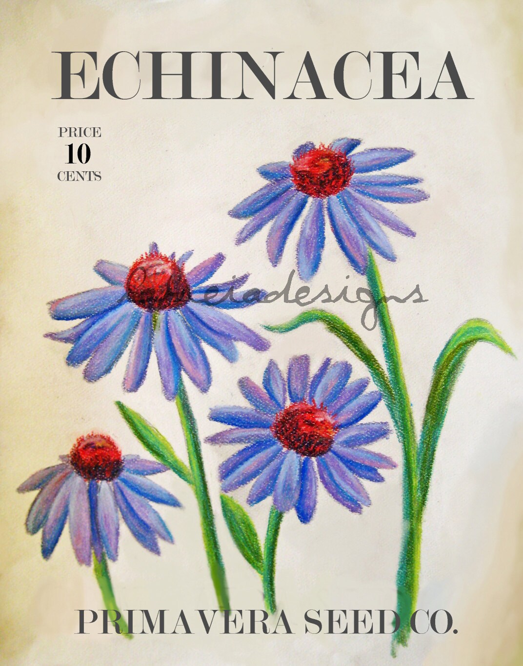 Spring Art - Wildflower Art - Botanical Art Print - Garden Art - Garden ...