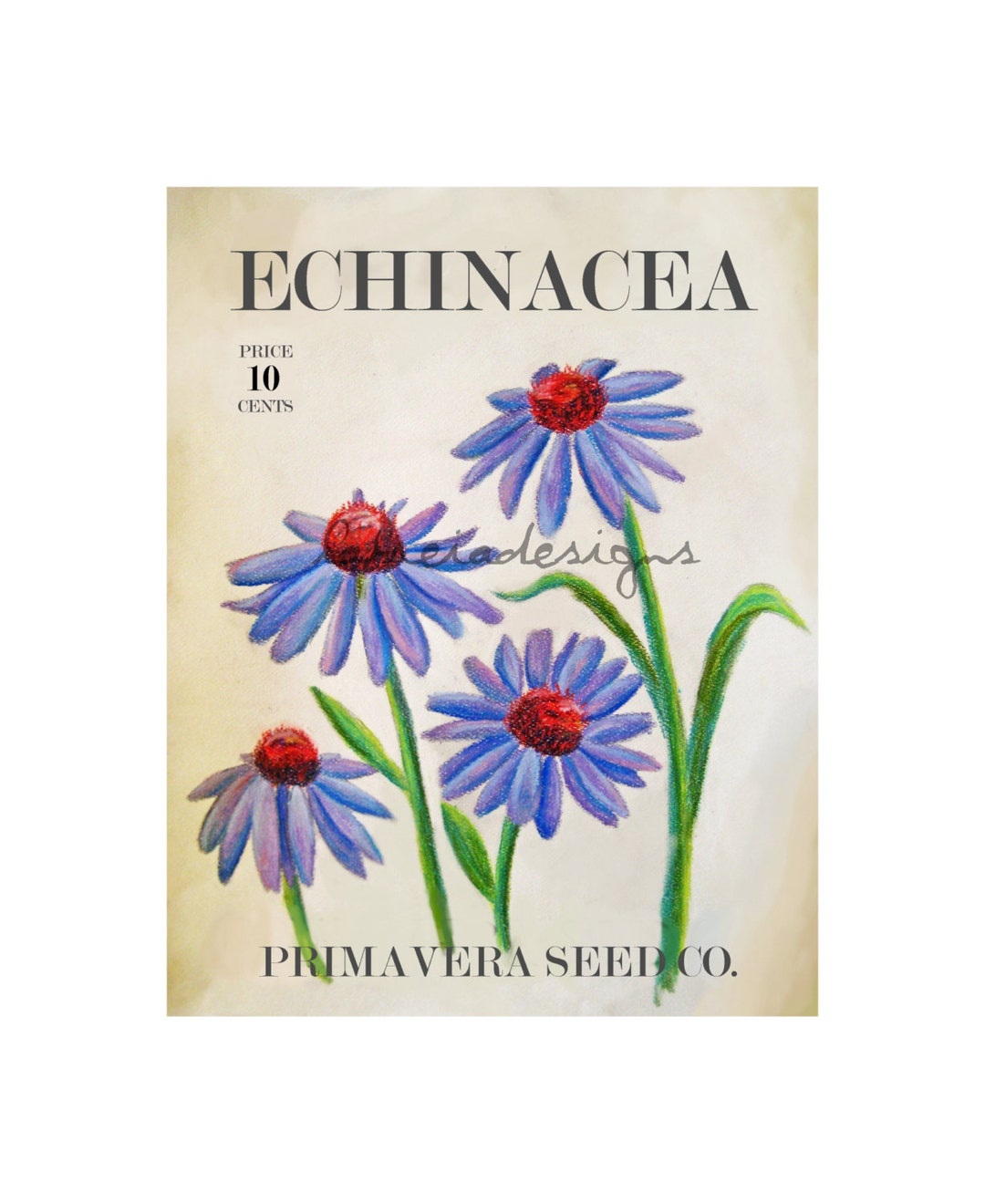 Spring Art - Wildflower Art - Botanical Art Print - Garden Art - Garden ...