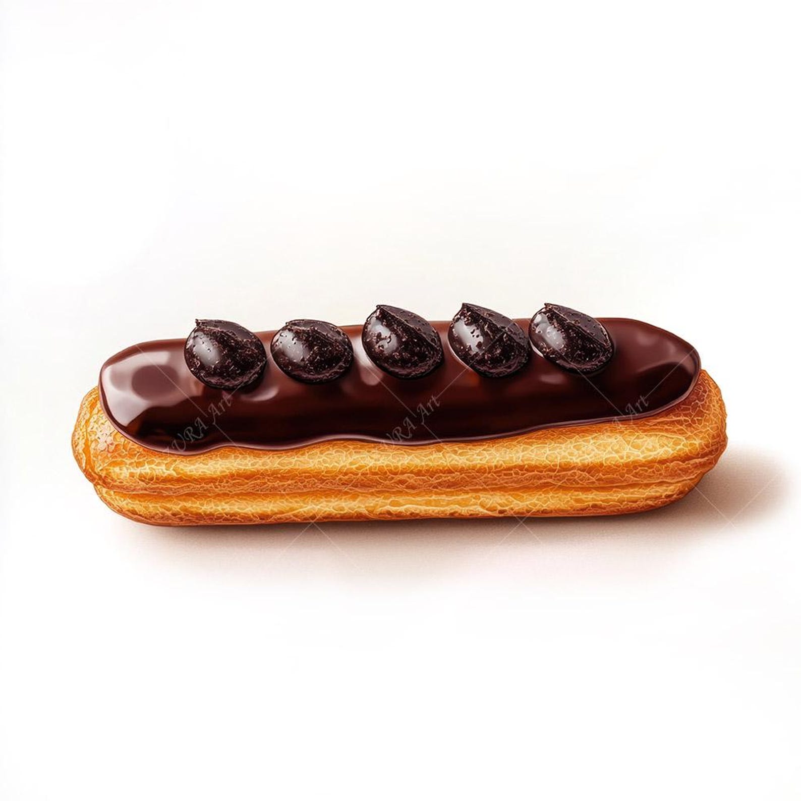 Elegant Eclair Clipart, French Pastry Designs (digital Download) - Etsy