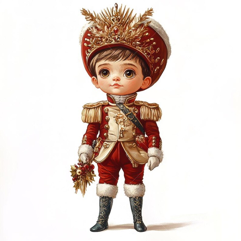 Nutcracker Boy & Girl Costume Clipart, Christmas Art (digital Download ...