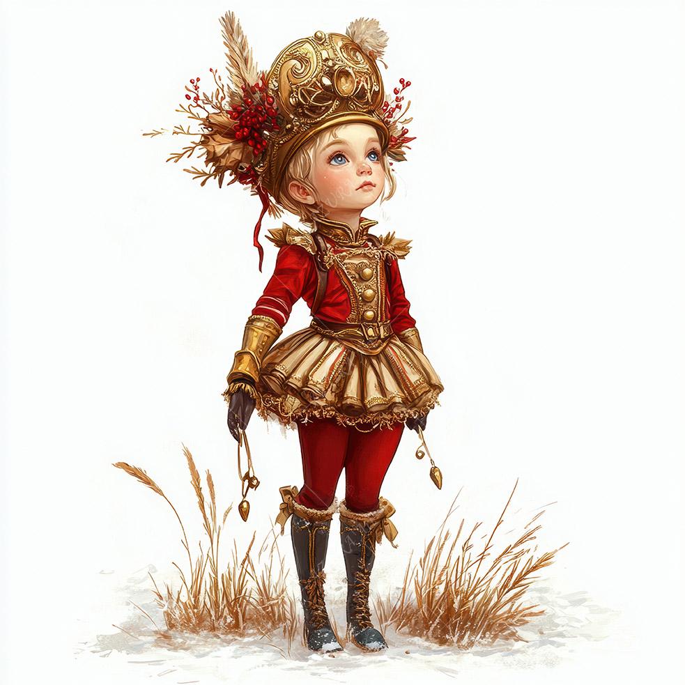 Nutcracker Boy & Girl Costume Clipart, Christmas Art (digital Download ...