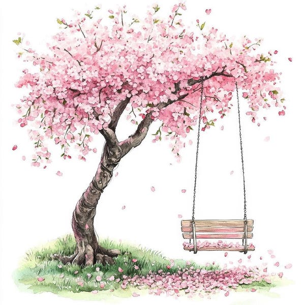 Tree With Swing Painting - Etsy