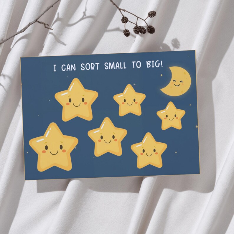 Small to Big Sorting Activity , Preschool Sorting Activity , Preschool ...