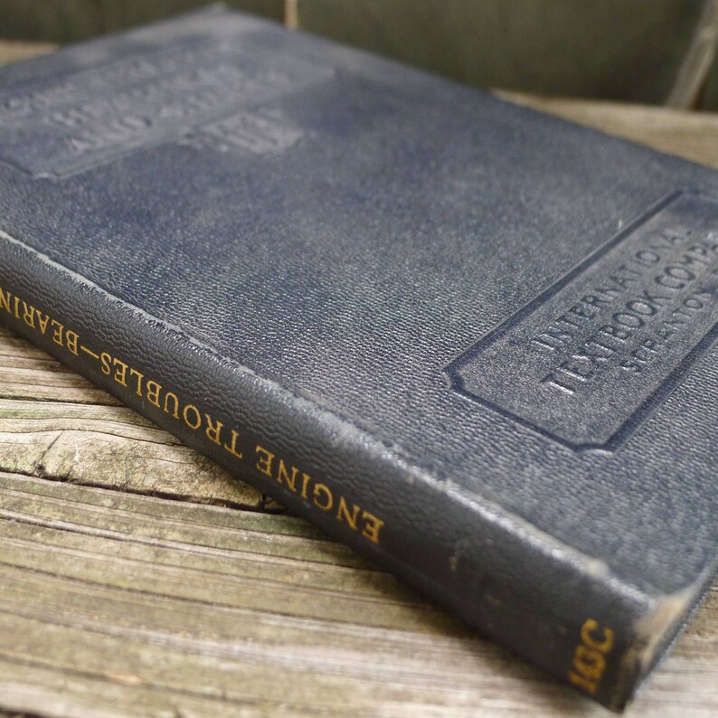 Vintage Book Engine Troubles, Bearings and Shafts - Etsy