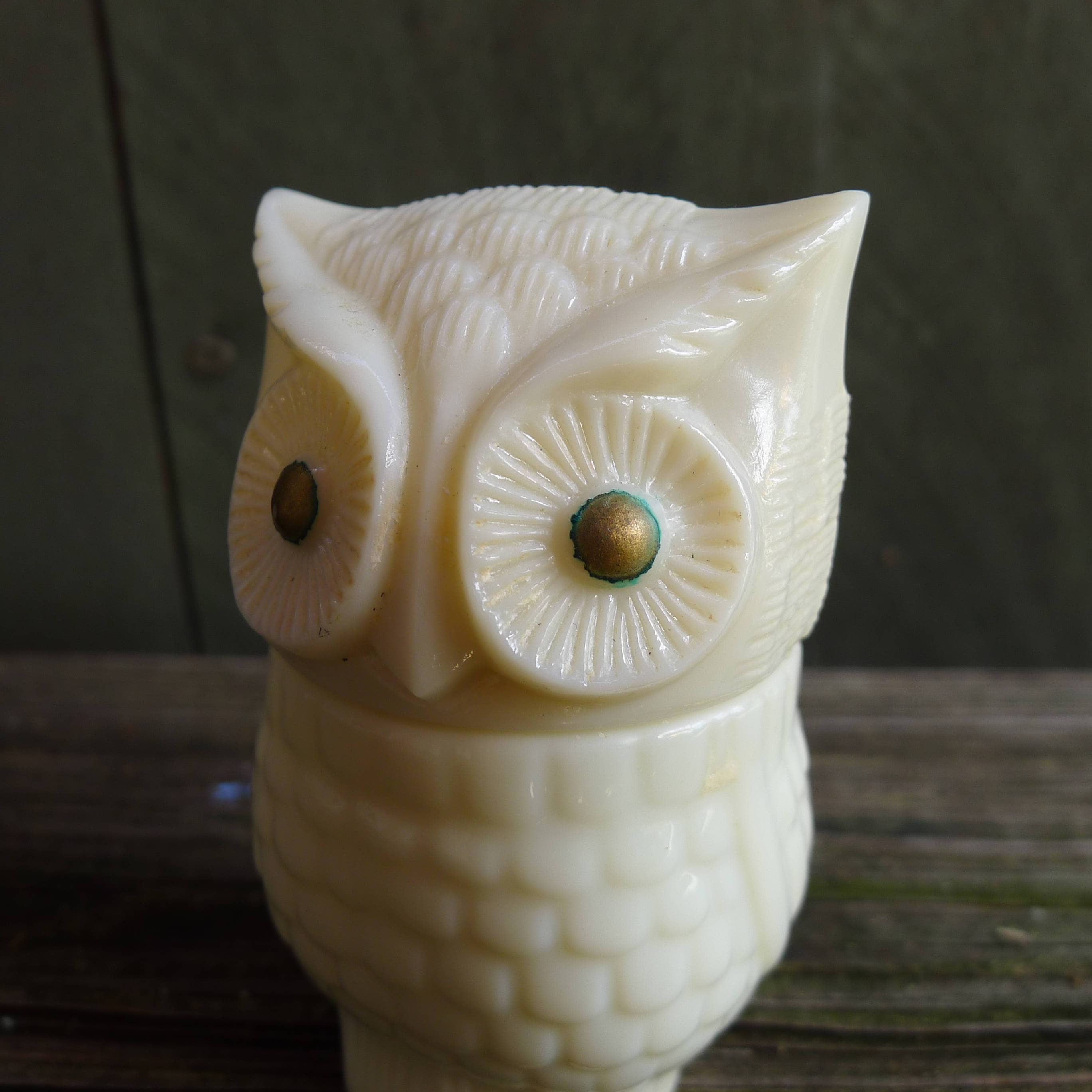 Vintage Owl Avon Perfume Glass Bottle - Etsy