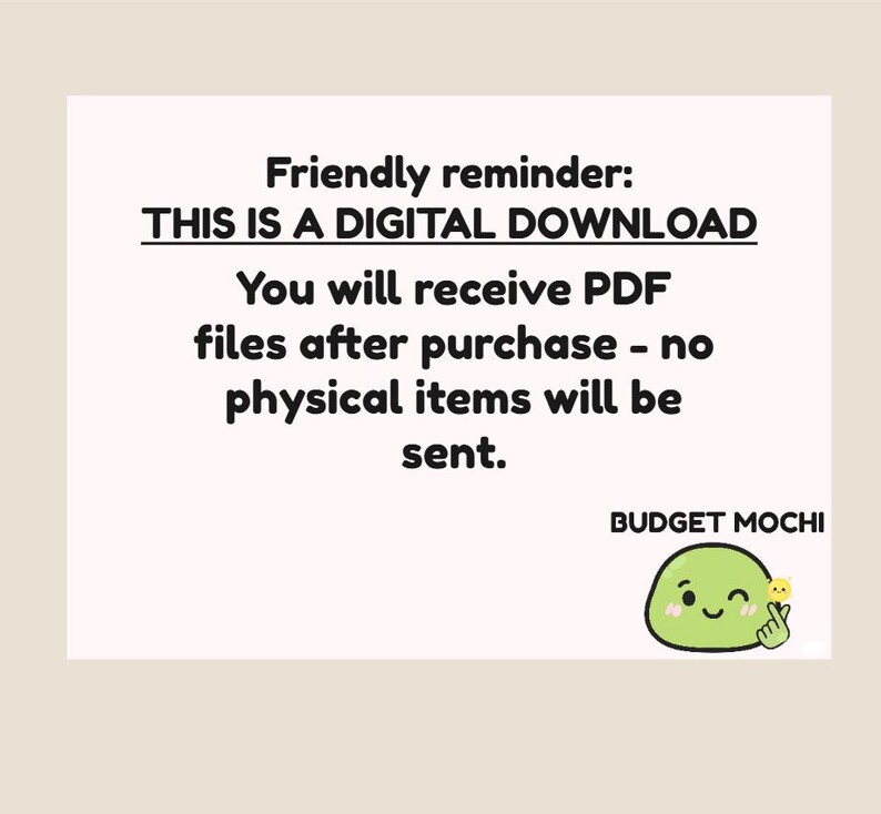 Digital A6 Savings Challenge Set | Cute Panda Theme | Set of 4 ...