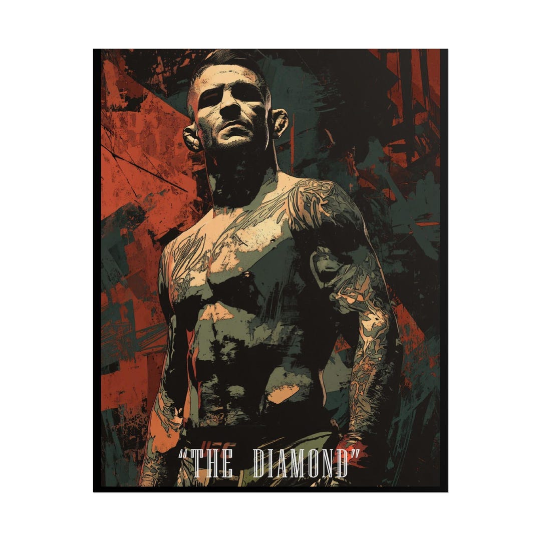 Dustin "the Diamond" Poirier Poster - Etsy