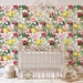 Vienna Floral Rose Wallpaper by Loralee Lewis - Etsy