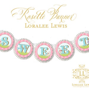 Rosette Banner . Easter Maypole Collection by Loralee Lewis - Etsy