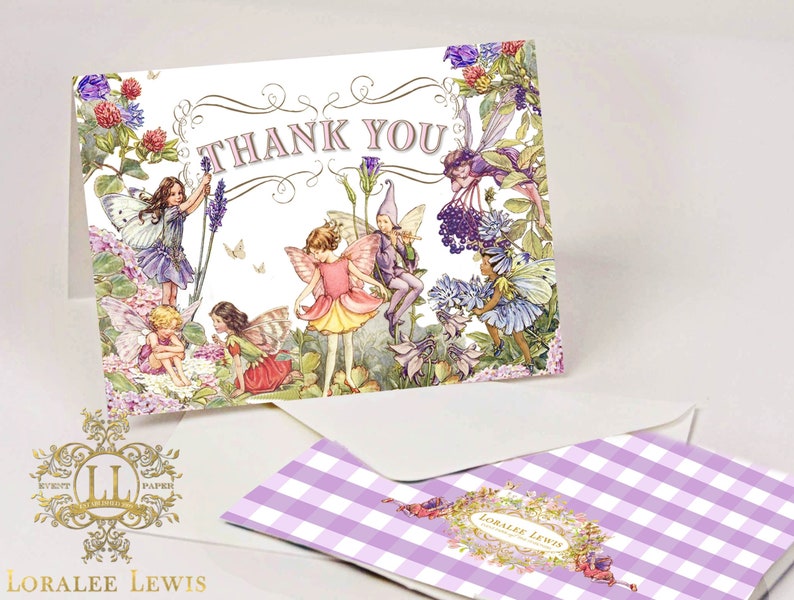 Thank You Notes . Pixie Fairy Collection by Loralee Lewis | Etsy