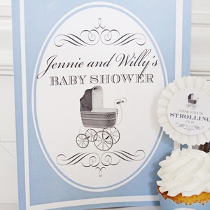Cupcake Kit . Pram Cameo Blue Collection by Loralee Lewis - Etsy