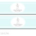 Water Bottle Labels . Blessing Blue Collection by Loralee Lewis - Etsy