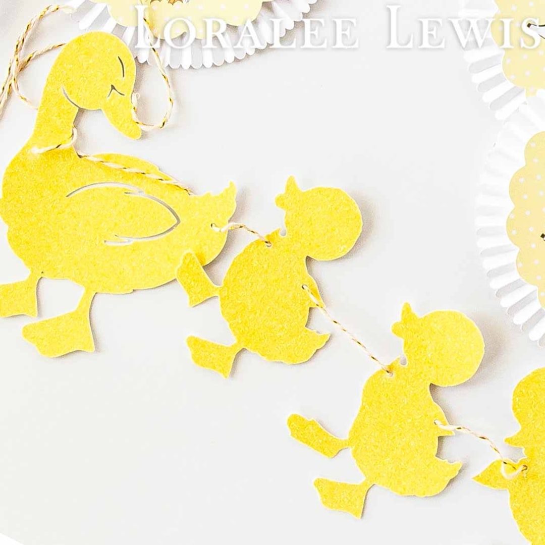 Glitter Duck Garland . Loralee Lewis - Etsy