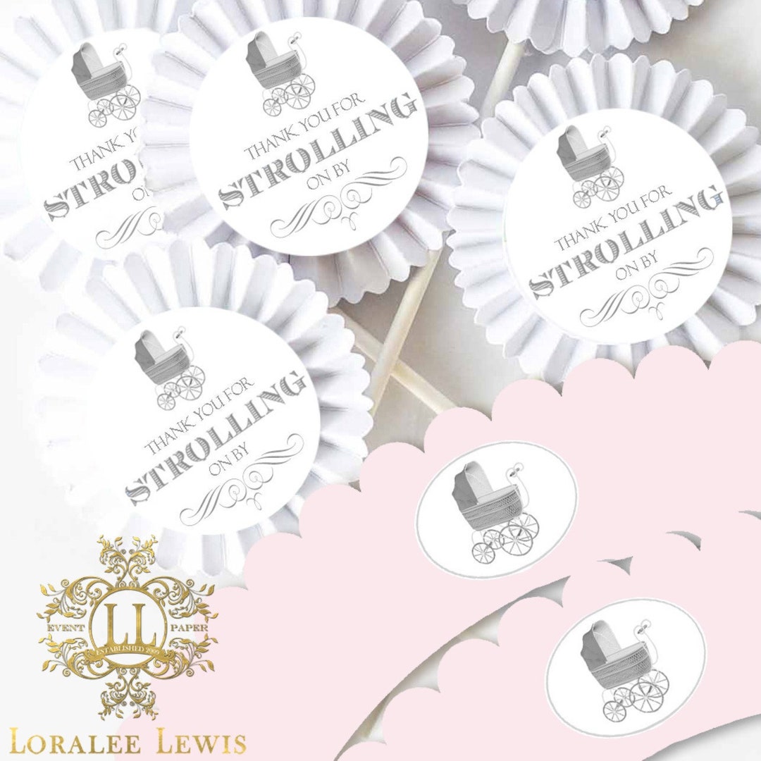 Cupcake Kit . Pram Cameo Pink Collection by Loralee Lewis - Etsy