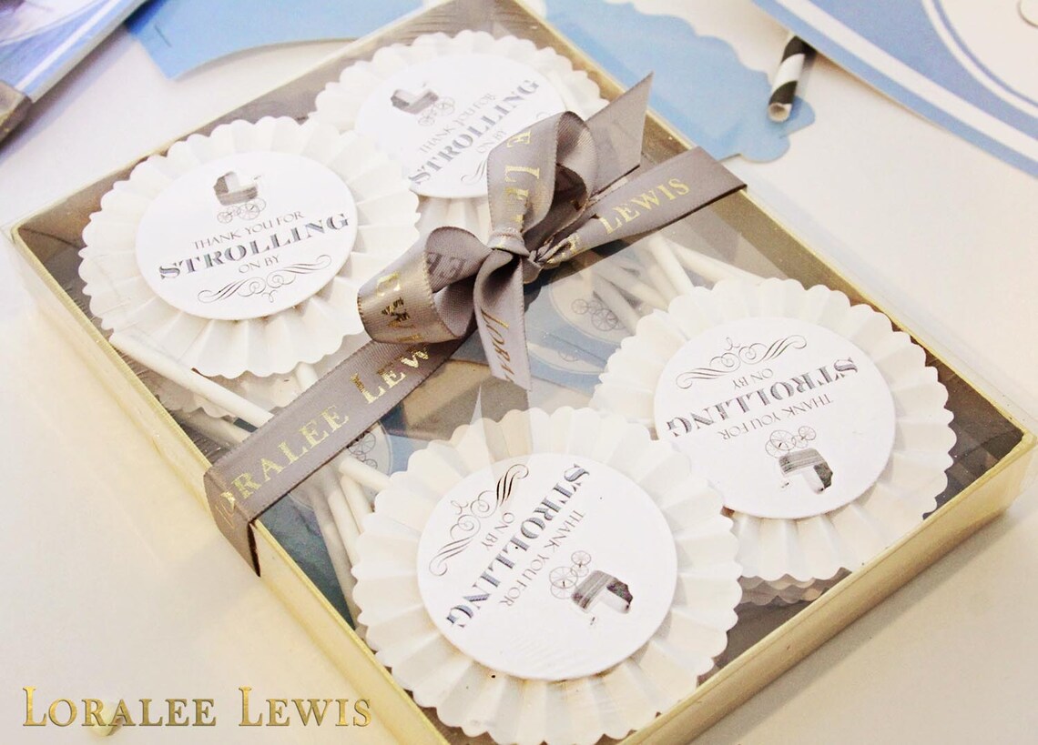 Cupcake Kit . Pram Cameo Blue Collection by Loralee Lewis - Etsy