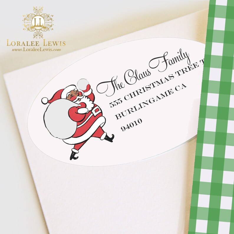 Address Labels . A Lot Like Christmas (brown Skin Tone) . Loralee Lewis ...
