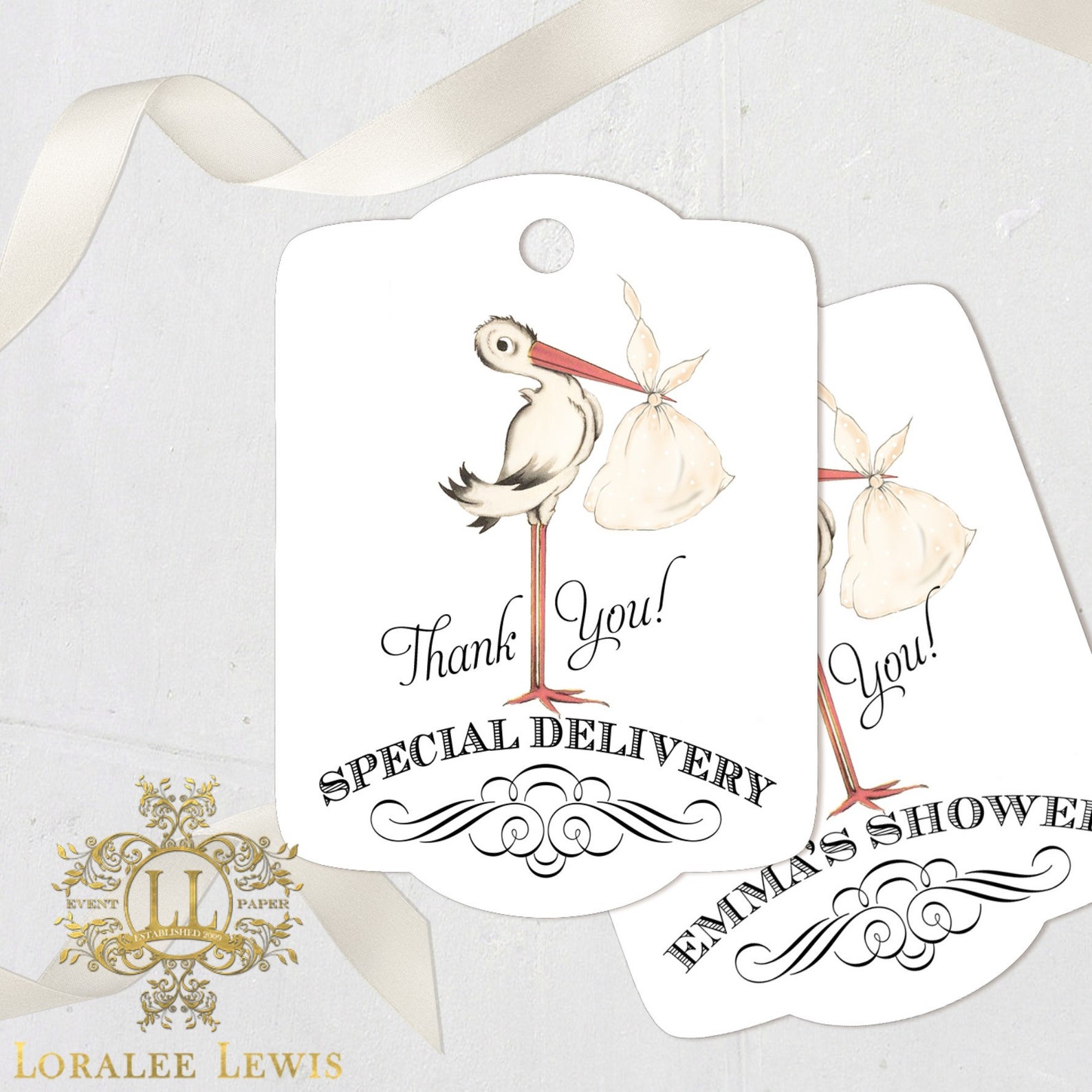 Favor Tags . Special Delivery Collection by Loralee Lewis - Etsy